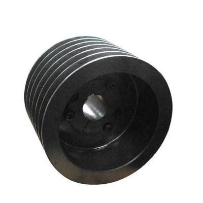 China Grey Iron GG25 Iron Casting Parts Cast Iron Pulley For Agricultural Tractors for sale