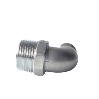 China 304 Stainless Steel Casting Parts Pagoda Joint Male 90 Elbow For Pipe Fittings for sale