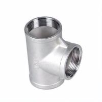 China SS304 Stainless Steel Equal Tee Casting Steel Parts  For Pipe Fittings for sale