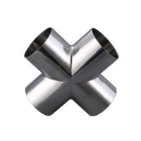 China Pipe Fittings Steel Casting Parts Stainless Steel Equal Cross for sale