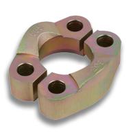 China OEM Yellow Cast Iron Flange Zinc Plated Cast Steel Flange For Oil Pipe for sale