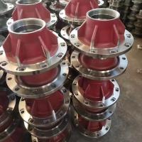 China OEM Ductile Wheel Hub Cover Iron Casting Parts For Truck And Tailer for sale