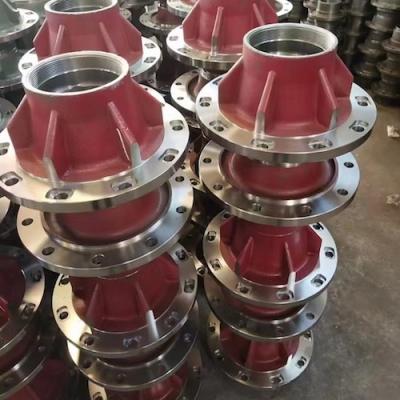China OEM Ductile Wheel Hub Cover Iron Casting Parts For Truck And Tailer for sale