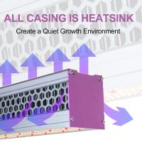 China 640W Greenhouse LED Grow Lights PPFD AC 110V Greenhouse Supplemental Lighting for sale