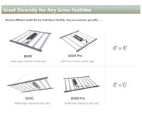 China Spectrum Plant 1000W LED Grow Lights 2.8umol/J ETL Approved For Seedlings for sale