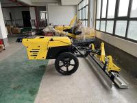 China Laser Leveling Laser Screed Machine Double Hydraulic Cylinder Concrete Laser Screed for sale