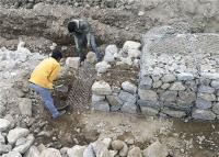 China 3x1x0.5m PVC Gabion Baskets for Soil Reinforcement and Retaining Structures - ASTM A975 Compliant for sale