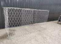 China 80x100mm Metal Gabion Basket 2x1x1m Q235 Galvanized for Riverbank Stability for sale