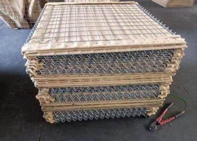 China Nova Galvanized Iron Defensive Sand Barriers 1.37m to 2.21m Height with 9-30 Cell Configurations for sale
