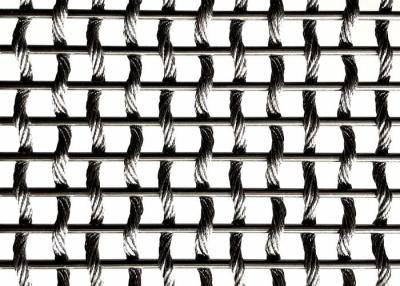 China Stainless Steel 304 Woven Drapery Metal Wire Mesh - Architectural Decorative with 1.5-4.0mm Rod Diameter and Custom Sizes for sale