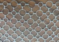China 1-2mm Thickness Circle Brass Wire Mesh Panels Hotel Decoration for sale
