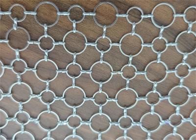 China 1-2mm Thickness Circle Brass Wire Mesh Panels Hotel Decoration for sale