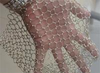 China Decorative Stainless Steel Ring Mesh 20-60mm Opening for Furniture and Lighting Design for sale