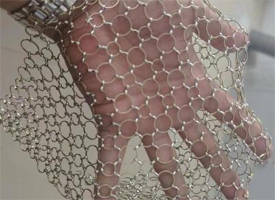 China Decorative Stainless Steel Ring Mesh 20-60mm Opening for Furniture and Lighting Design for sale