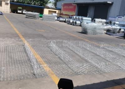 China Hexagonal Gabion Mattress Double Twisted Woven Mesh Galfan Coated 60x80mm for sale