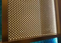 China Crimped Stainless Steel 316 Decorative Wire Mesh 0.5-1.5mm for Cabinet Doors for sale