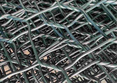 China 2.7mm PVC Coated Gabion Wire Mesh 80mmx100mm for River Protection for sale