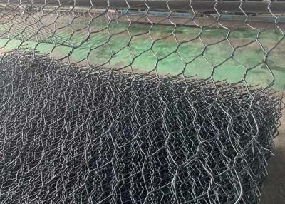China PVC Coated Gabion Wire Mesh 80mmx100mm Hexagonal Hole for Slope Paving for sale