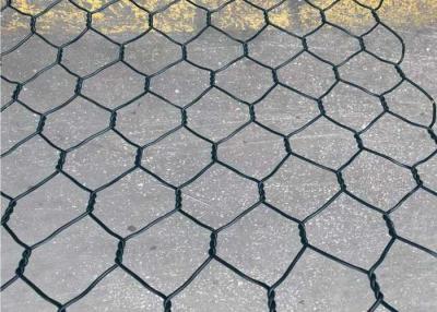 China PVC Coated Galvanized Gabion Mesh 80x100mm Hexagonal 2.4mm Wire for sale
