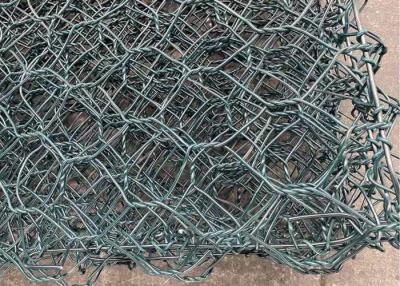 China Galfan Gabion Wire Mesh 100x120mm 3.0mm Hexagonal for River Protection for sale