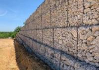China 100g Zinc Coated Woven Gabion Baskets for River Protection - 60mm×80mm & 80mm×100mm Mesh Sizes for sale