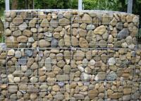 China 3x1x1m Gabion Basket 60x80mm Mesh 380-550N/mm2 Galvanized Steel Retaining Wall for sale