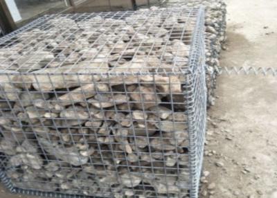 China Galvanized Steel Gabion Baskets 2x1x1m Retaining Wall 280g/m2 Zinc Coated for sale