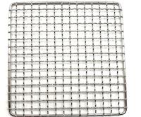 China 304 Stainless Steel BBQ Grill Mesh 16x12 Inch Outdoor Cooking Net for sale