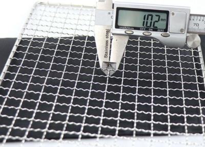 China 304 Stainless Steel BBQ Grill Mesh 12x12 Inch Non-Stick with High Heat Resistance and Rust-Proof Design for sale