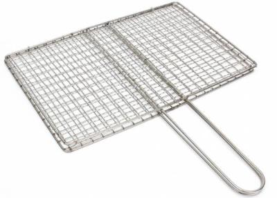 China 304 Stainless Steel BBQ Grill Mesh Heat Resistant 500°C Round Outdoor Cooking Grate for sale