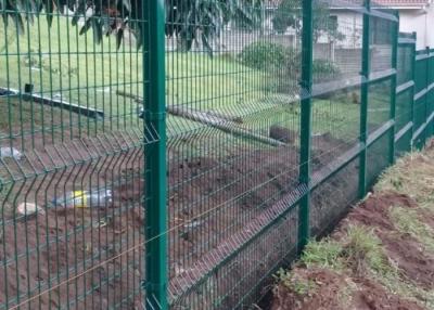 China 3m Width Roll Top Mesh Fencing - Dark Green PVC Coated Security Barrier with 2-Year Warranty for sale
