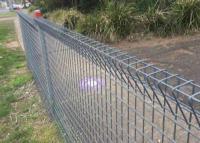 China Anti-Corrosion Roll Top Perimeter Fence 3m Panel Width 1.8m Height Welded Mesh for sale