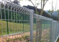 China PVC Coated Roll Top Fencing 50x100mm Mesh 4.0mm Wire Galvanized Steel Safe Rounded Edges for Parks Schools for sale