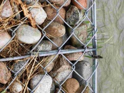China Carbon Steel Galvanized Chain Link Mesh Fence with 6-11 Gauge Wire and 3-12 Foot Height Options for sale