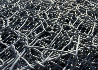 China Galvanized Gabion Wire Mesh 2.0-4.0mm Wire Diameter 60x80mm Mesh Size for sale