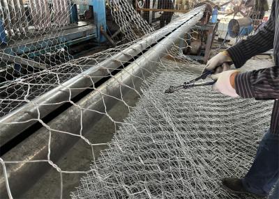 China Galvanized Gabion Box 1m-2m Width 80x100mm Mesh Size for sale
