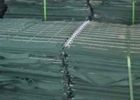 China Galfan Coated Sand Barrier Wire Mesh 4.0mm with Joining Pins 50x50mm for sale