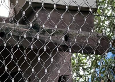 China Stainless Steel 304/316 Rhomboid Hole Rockfall Netting 1m-6m Width for sale