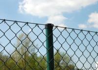 China Chain Link Fence Mesh 48mm/65mm Width with 1770N/mm² Tensile Strength - 2.5m-4m Roll Height Options for sale