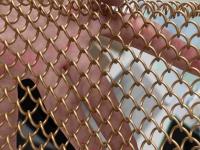 China Baking Varnish Decorative Wire Mesh Shiny Silver Metal Coil Curtain for sale