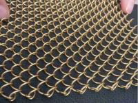 China Ceiling Devider Aluminum Chain Link Curtain 4mm 5mm 6mm Metal Decorative for sale