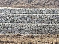 China Galvanized Gabion Mesh Wire Diameter 2.0mm-4.0mm for Flood Bank Erosion Control for sale