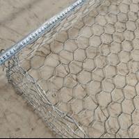China Galvanized Gabion Wire Mesh 60x80mm for Erosion Control and Retaining Walls for sale