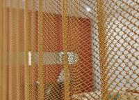 China Stainless Steel Decorative Security Mesh 1.8m Width Antique Brass Corrosion Resistant for sale