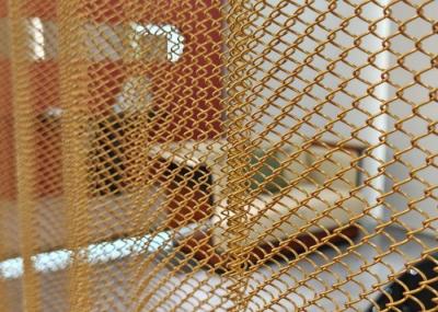 China Decorative Metal Mesh Curtain Semi-transparent 0.5-2mm Wire Diameter for Architectural Privacy Screens for sale