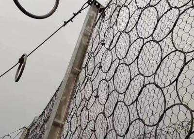 China Rockfall Protection Zoo Rope Mesh Innovative Ring Mesh Solution for Rockfall Control and Terrain Stabilization Projects for sale