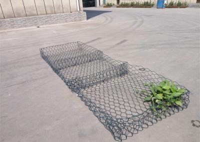 China Low Carbon Gabion Mattress Galvanized Galfan PVC Coated 6x2x0.17m 80x100mm Mesh for sale