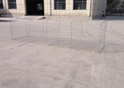 China Galfan Coated Double Twist Gabion Baskets 2.0-4.0mm Wire with 60x80mm to 120x150mm Mesh Sizes for Erosion Control for sale