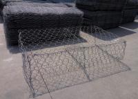China Galvanized Gabion Baskets 2.0-4.0mm Wire Hexagonal Mesh 1x1x1m for sale