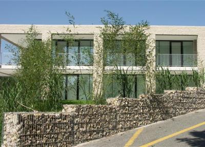 China Zinc Galfan Coated Welded Mesh Gabion Boxes 76.2mm Mesh for Walkways and Retaining Walls for sale